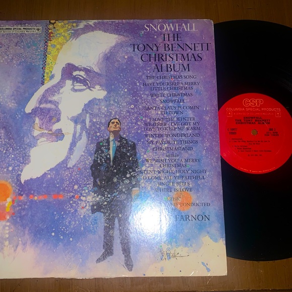 Media | Tony Bennet Christmas Album Snowfall Fantastic Condition | Poshmark